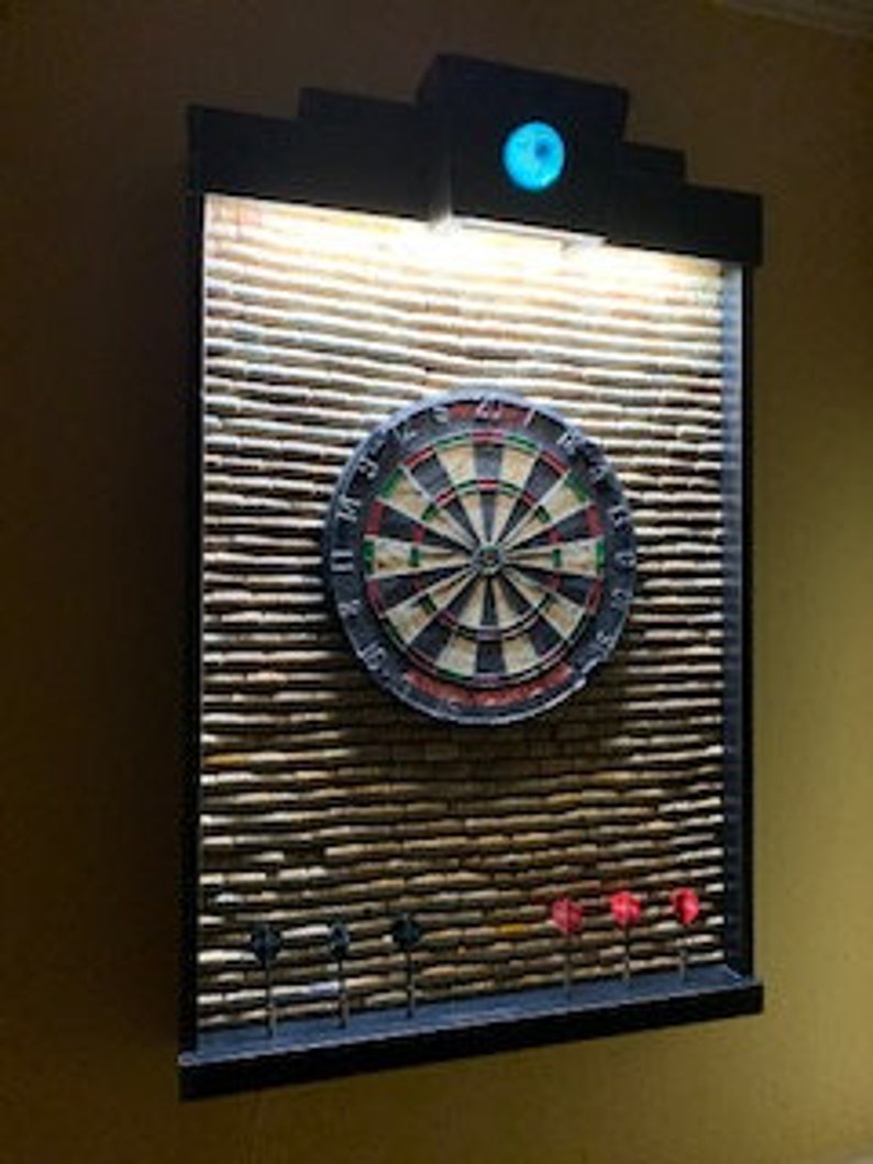 Dart Board With LED Lighting - Etsy