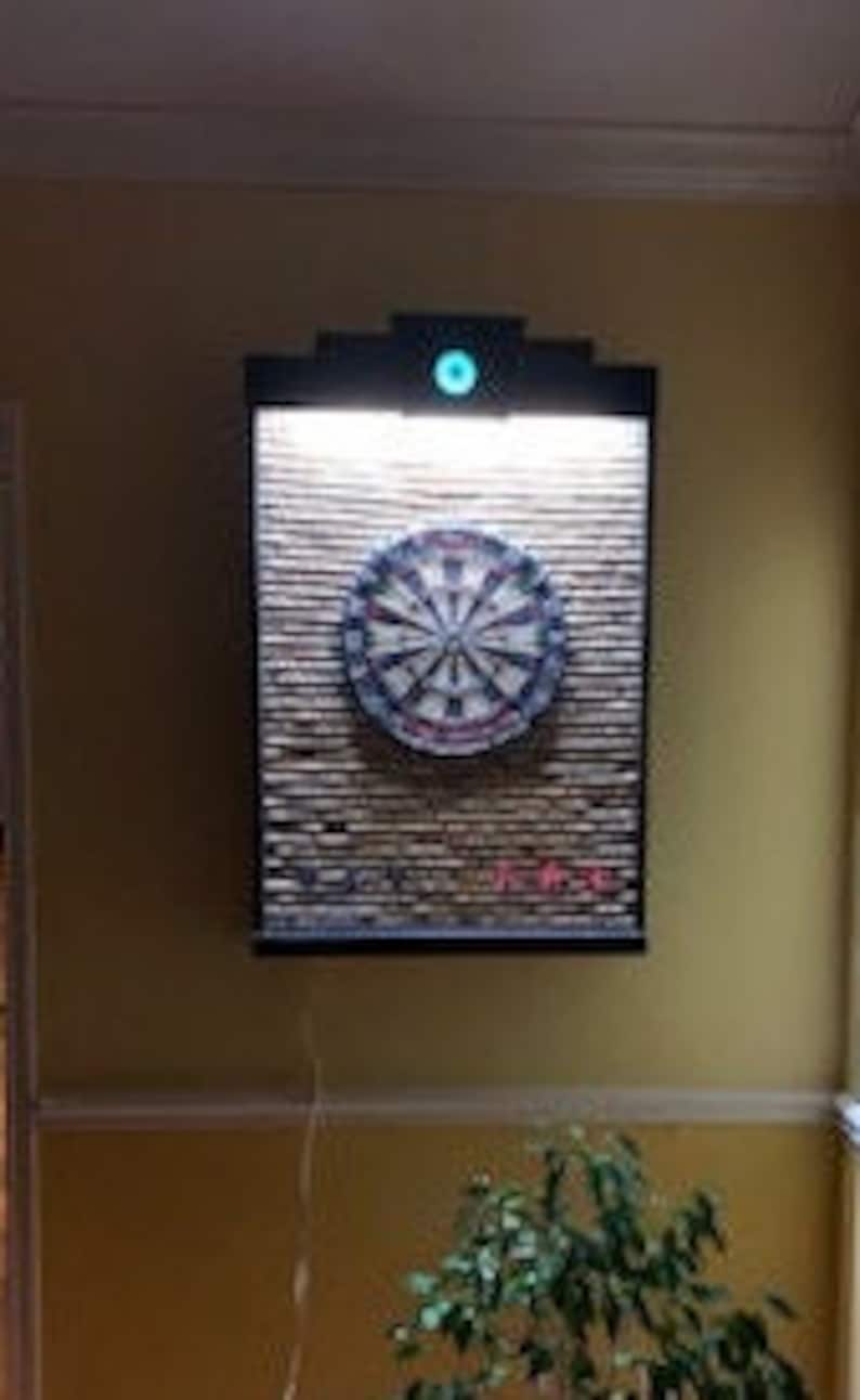 Dart Board With LED Lighting - Etsy