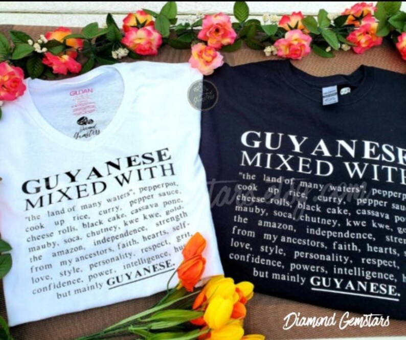 Guyanese Mixed With Shirts Guyanese Island Shirts Guyana ...