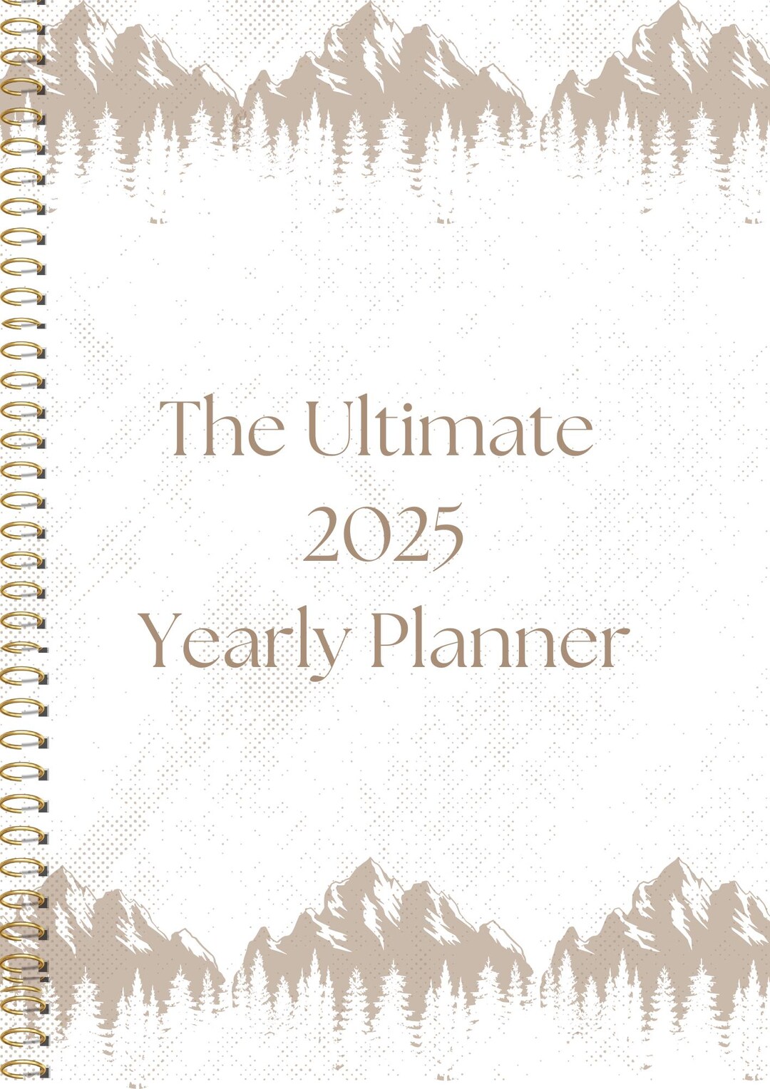 Ultimate 2025 Planner With Notes | Digital Calendar | Monthly Calendar ...