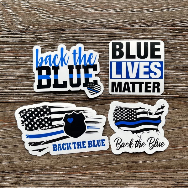 Blue Stickers - Etsy