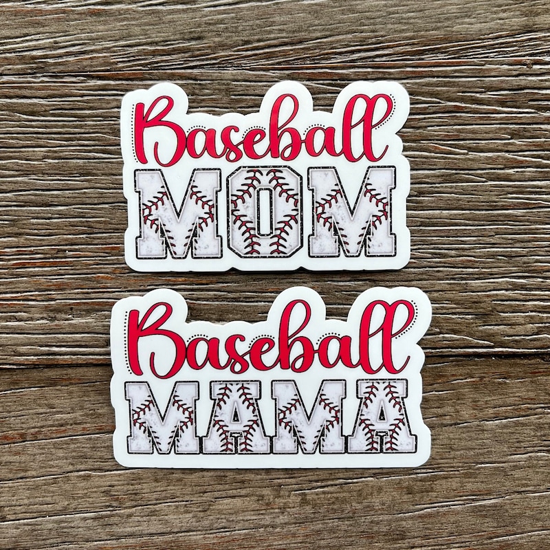 Baseball Mom Sticker - Etsy
