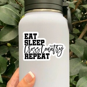 Cross Country Sticker, Cross Country Runner, Female Runner Gift, Male ...