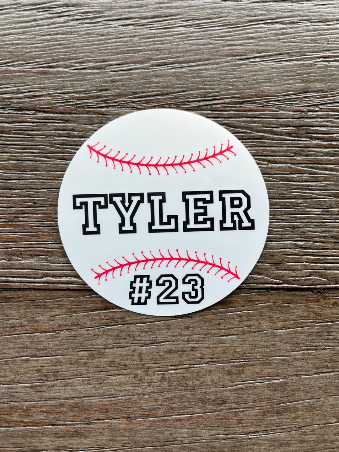 Baseball Stickers, Custom Baseball Stickers for Water Bottle, Baseball ...