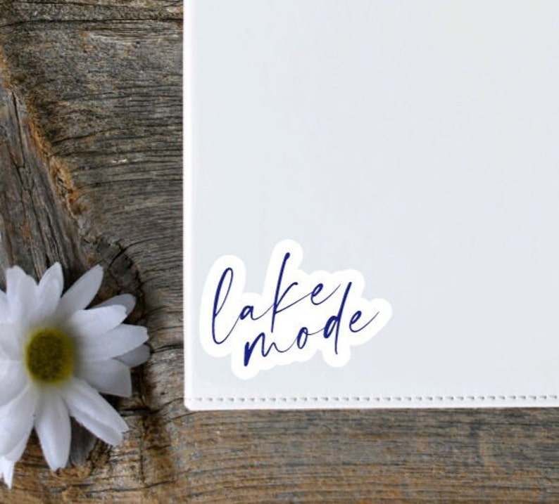 Lake Mode Sticker, Lake Life Sticker, Summer Stickers, Lake Vibes, at ...