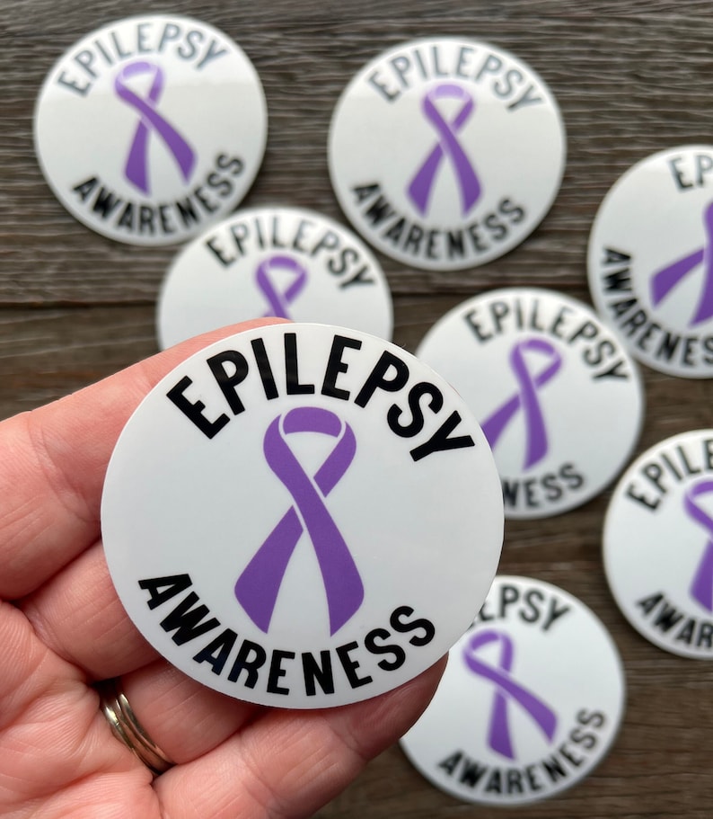 Epilepsy Awareness Sticker for Water Bottle, Epilepsy Warrior Gift ...