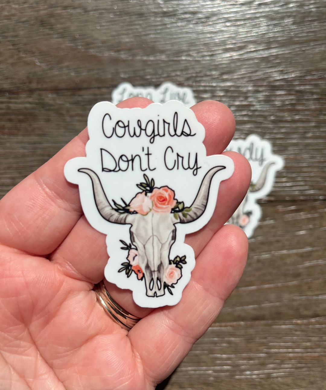 Cowgirl Stickers, Cow Skull Sticker, Western Stickers, Gift for Cowgirl ...