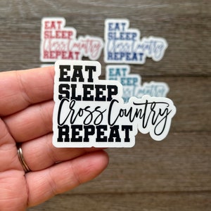 Cross Country Sticker, Cross Country Runner, Female Runner Gift, Male ...