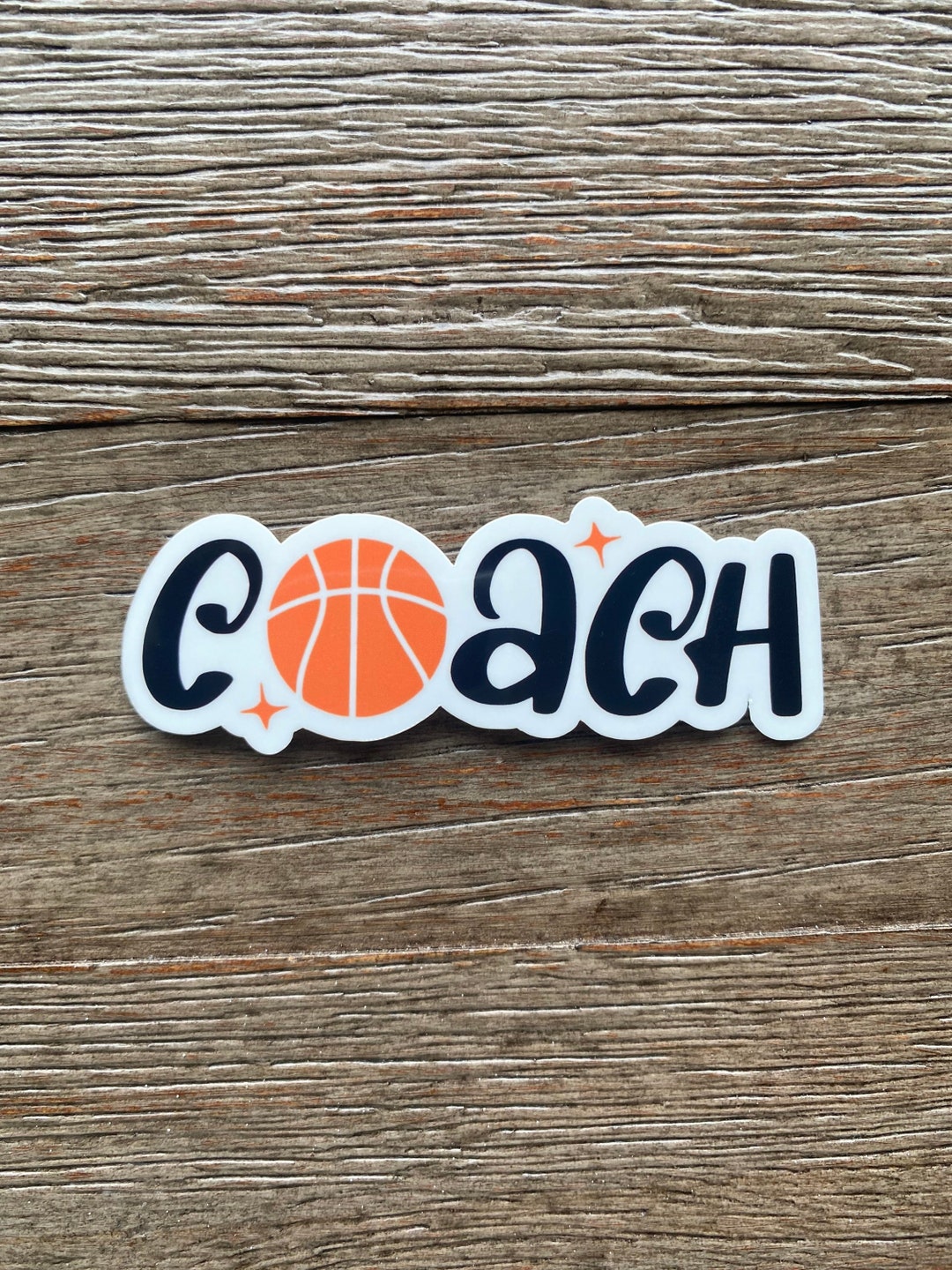 Basketball Coach Sticker, Basketball Coach Gift for Him, Basketball ...