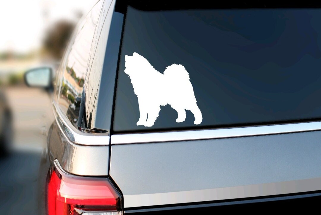 Samoyed Decal, Samoyed Car Sticker, Samoyed Gift, Custom Dog Breed ...