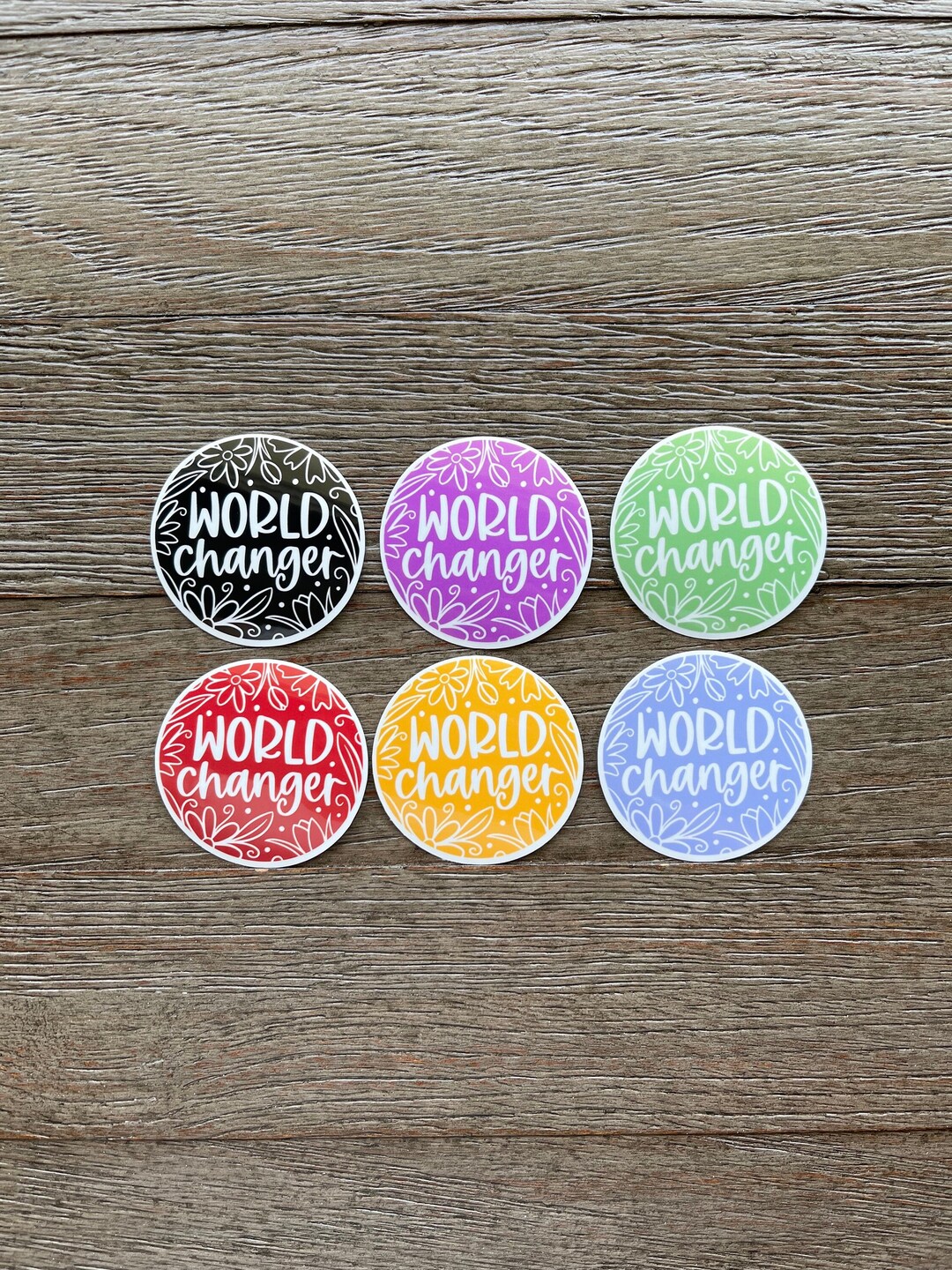World Changer Sticker, Positive Sticker, Gift for Student, Student ...