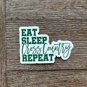 Cross Country Sticker, Cross Country Runner, Female Runner Gift, Male ...