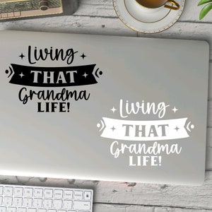 Grandma Window Decal, Grandma Gift From Grandkids, Grandma Car Decal ...