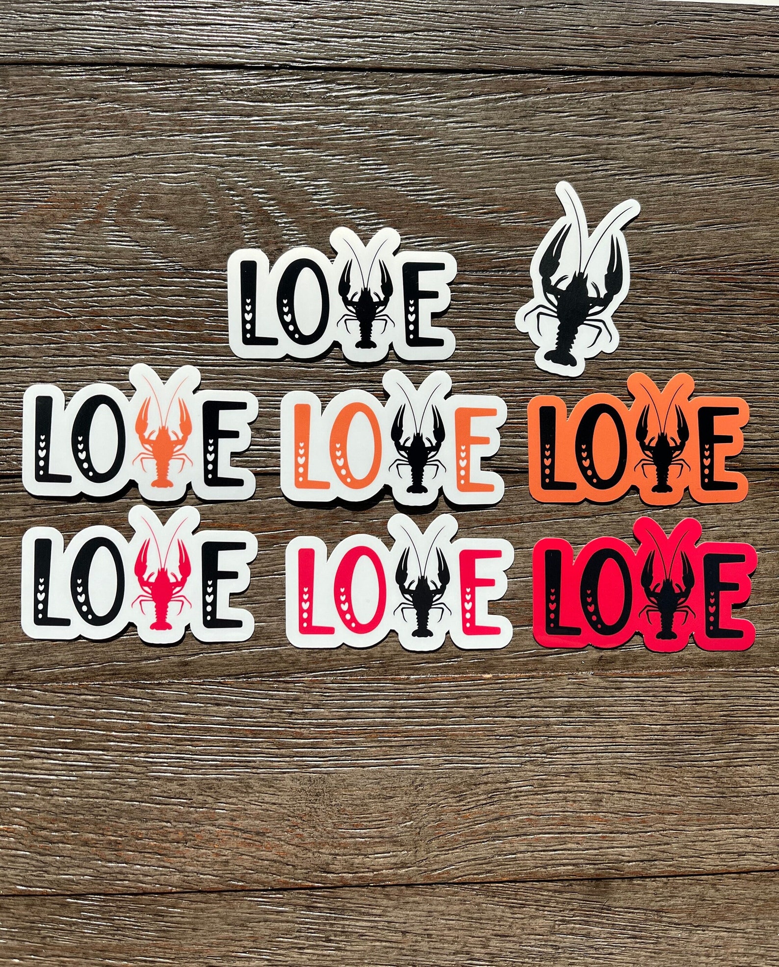 Crawfish Sticker, Crayfish Sticker, Crawfish Boil Decorations, Cajun ...