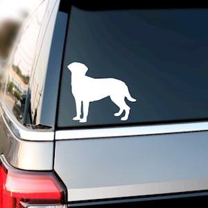 Custom Dog Decal Car, Dog Car Sticker, Dog Breed Decal, Silhouette Dog ...