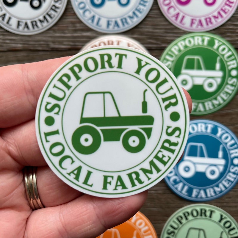 Farmer Sticker - Etsy