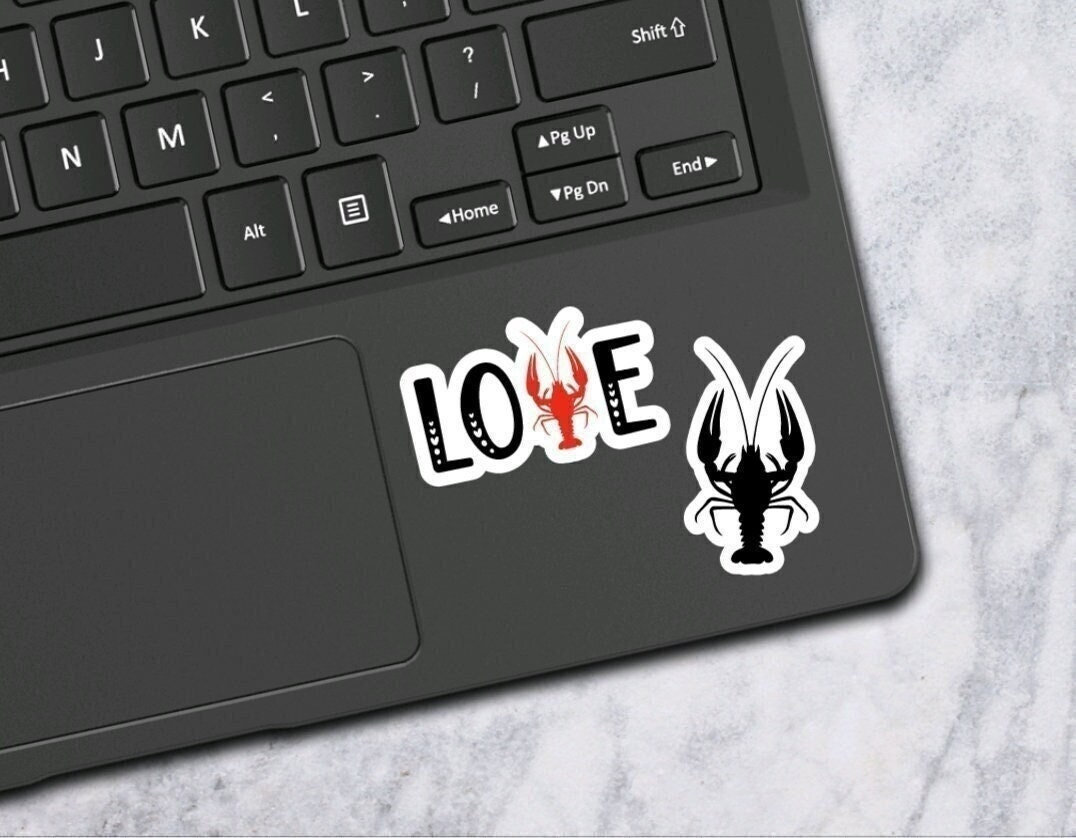 Crawfish Sticker Crayfish Sticker Crawfish Boil Decorations - Etsy