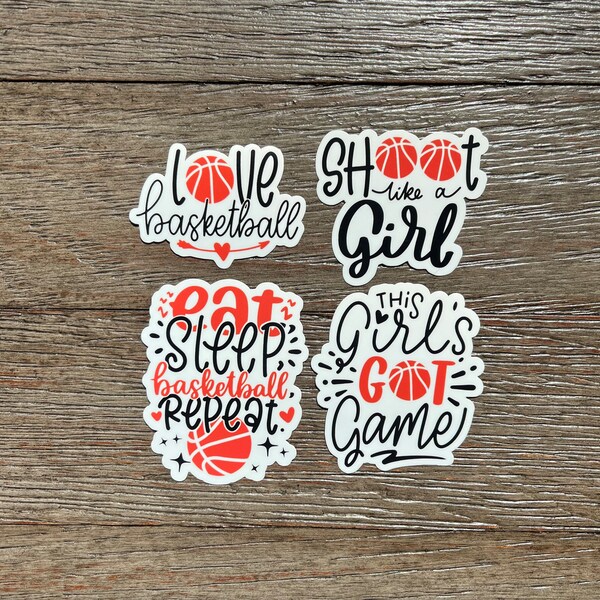 Basketball Stickers - Etsy