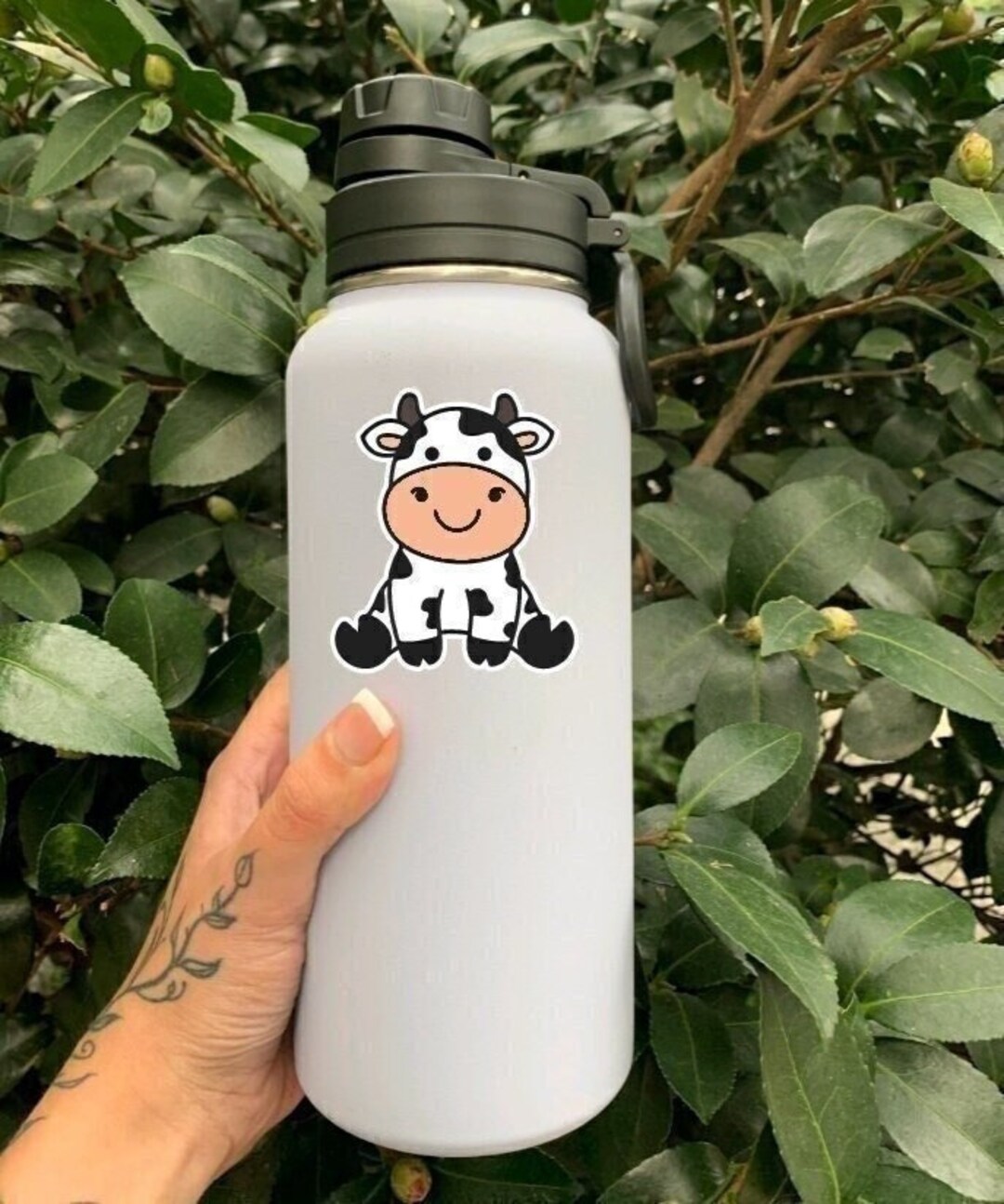 Cow Stickers Cute Cow Stickers for Water Bottle Cow Birthday - Etsy