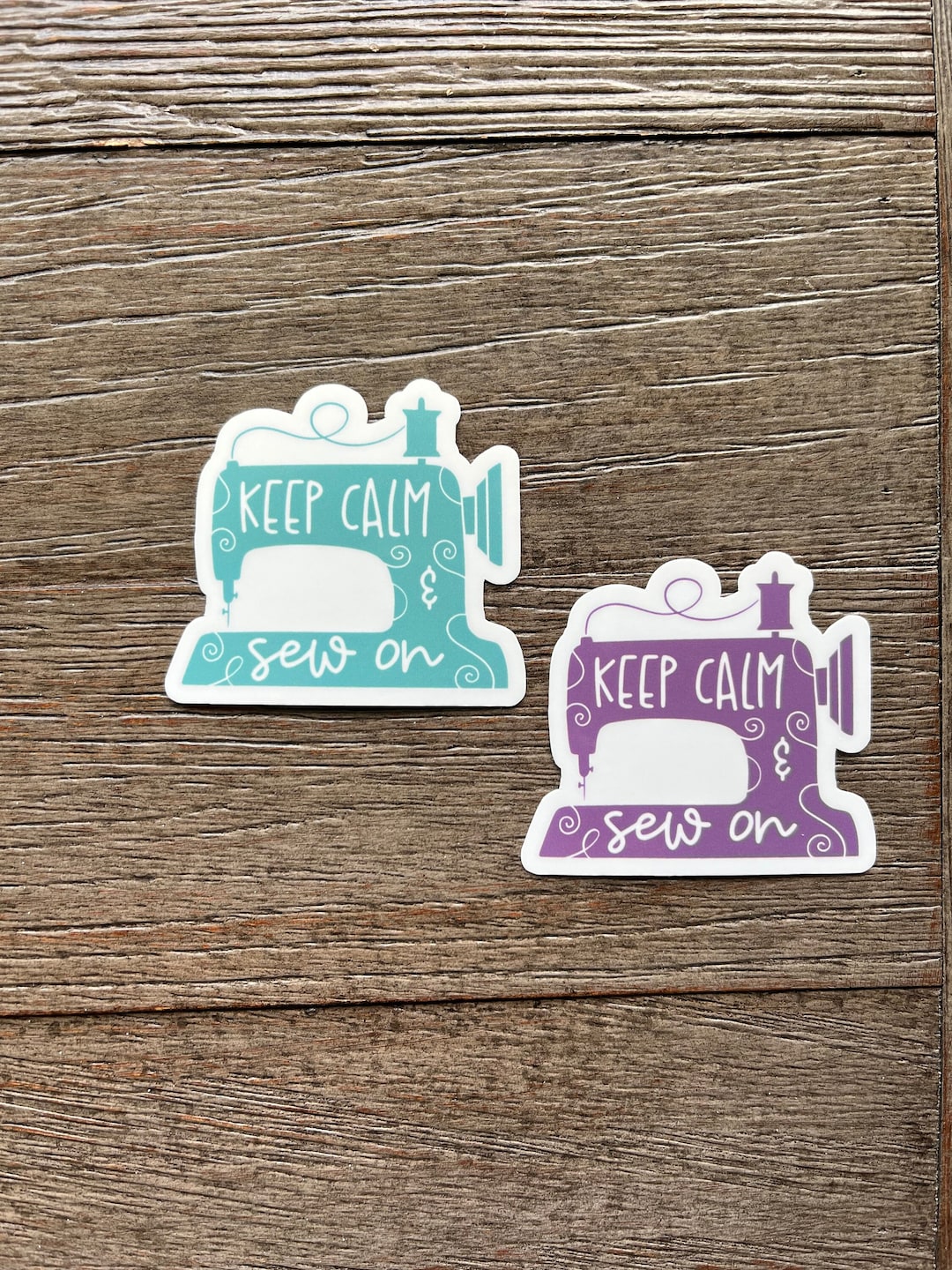 Keep Calm Sew on Sticker, Sewing Sticker, Sewing Machine Sticker ...