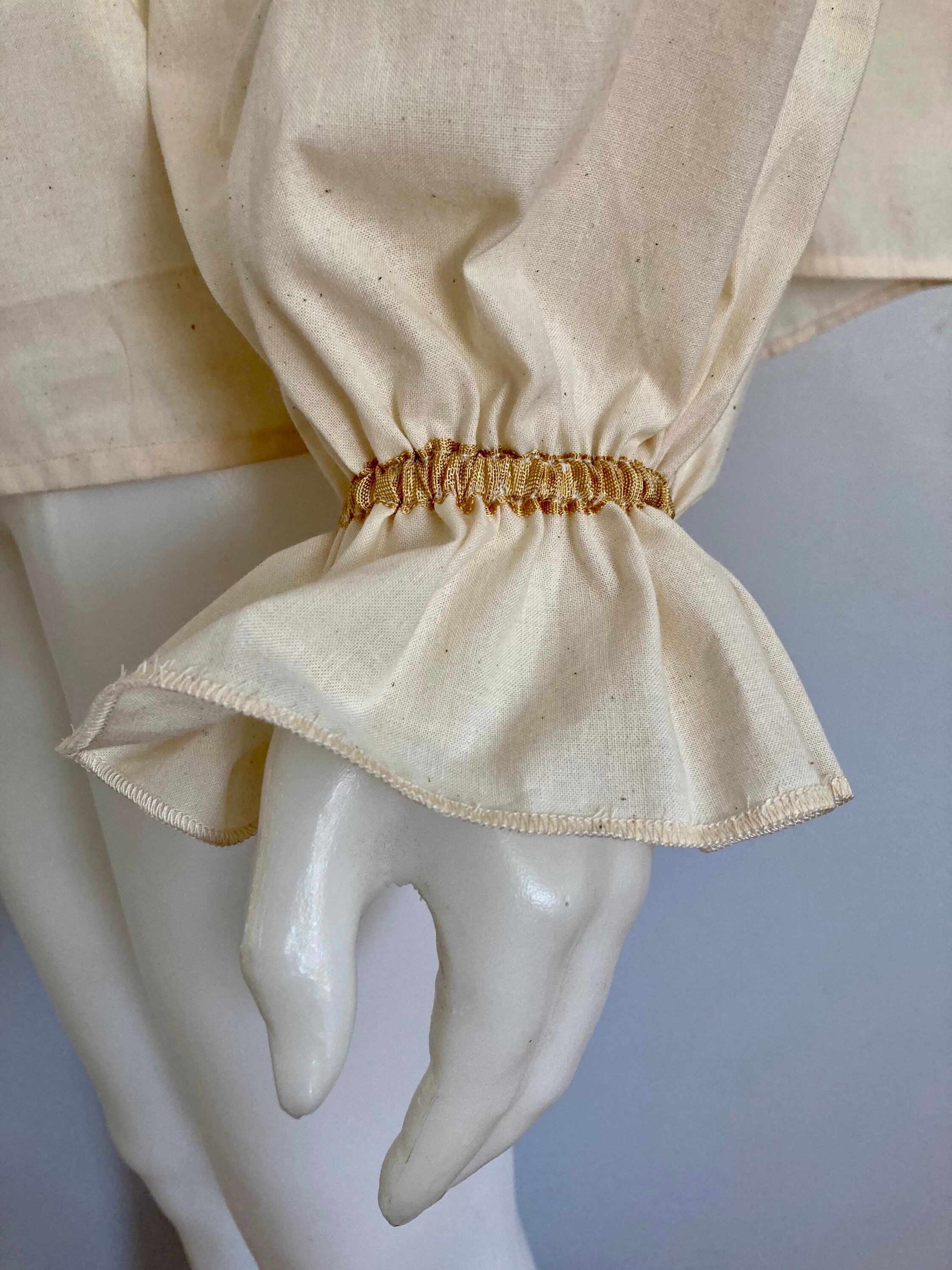 Womens Cotton Ren Faire Peasant Shift Shirt Long Sleeves - Etsy