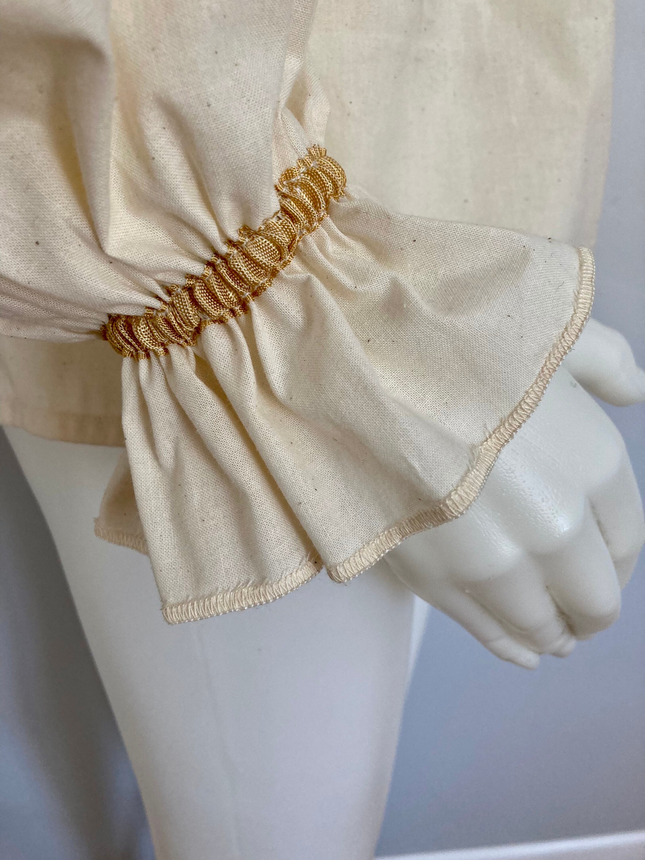 Womens Cotton Ren Faire Peasant Shift Shirt Long Sleeves - Etsy