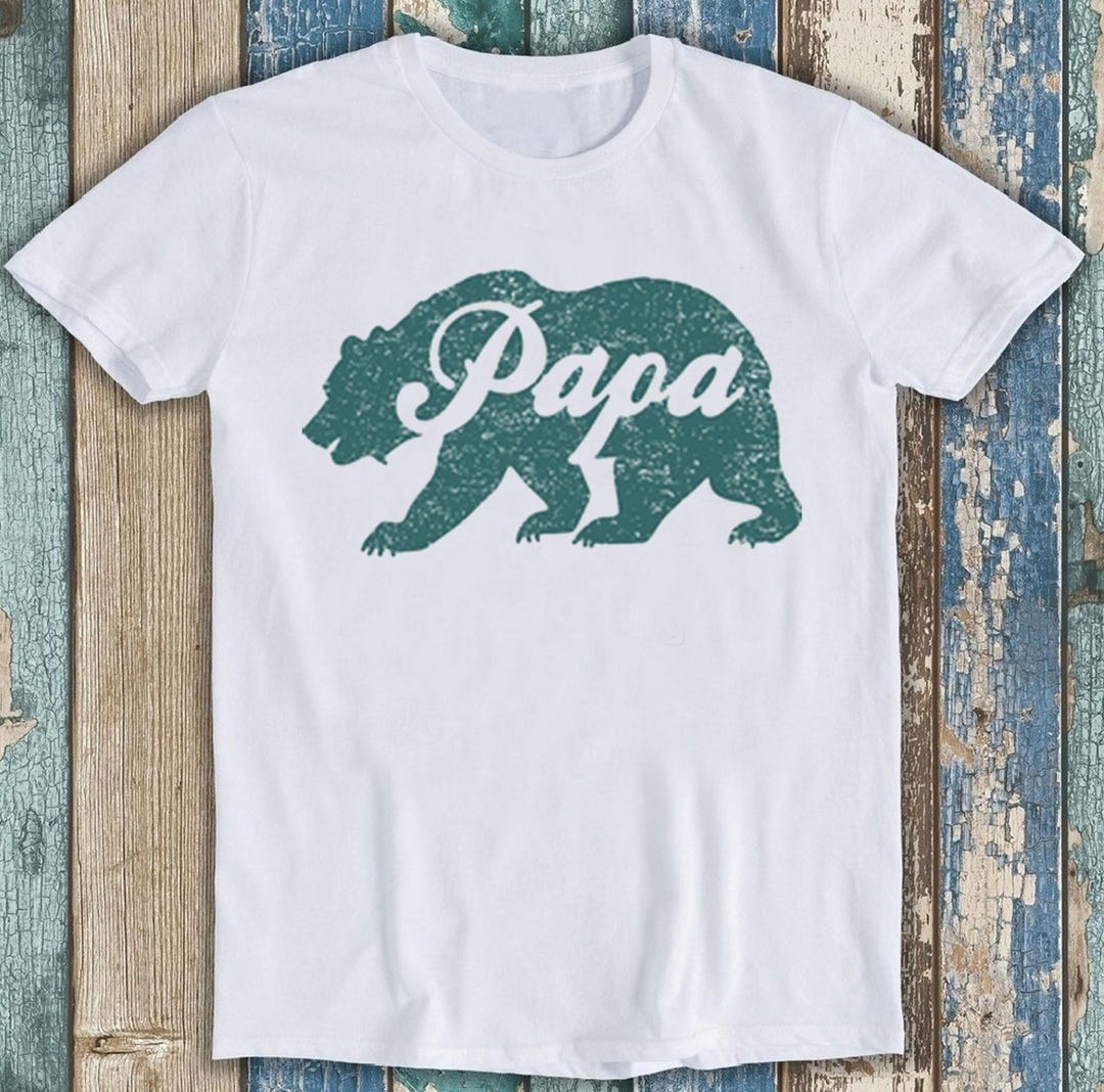 Papa Bear Fathers Day Papa Grandpa Forest Funny Unisex Men Women Gift ...