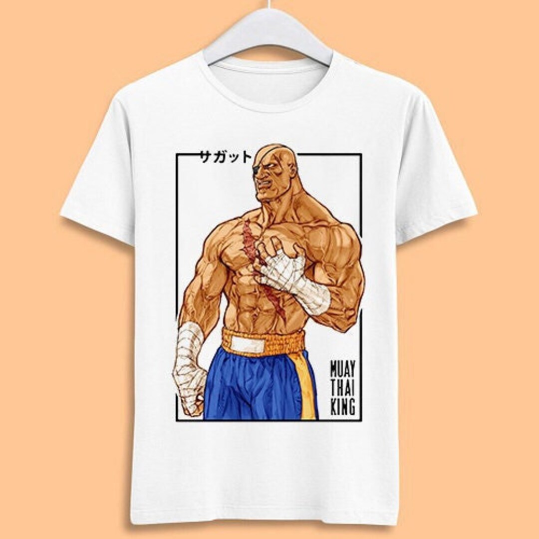 Muay Thai King Sagat Meme Unisex Design Mens Womens Gift Cool Music ...