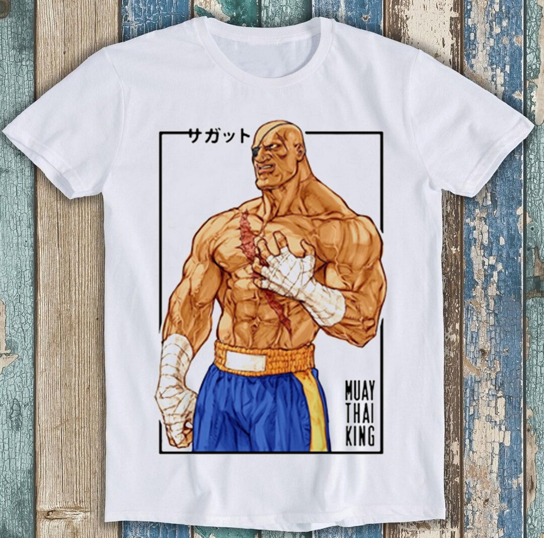 Muay Thai King Sagat Meme Unisex Design Mens Womens Gift Cool Music ...