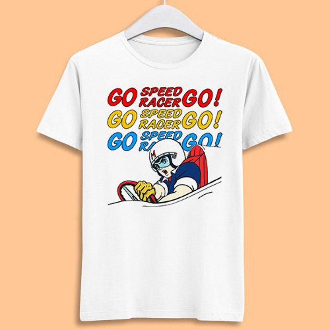 Go Speed Racer Go Japanese Poster Meme Gift Funny Tee Style Unisex ...