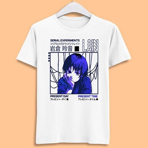 Serial Experiments Lain Japanese Funny Parody T Shirt Meme - Etsy