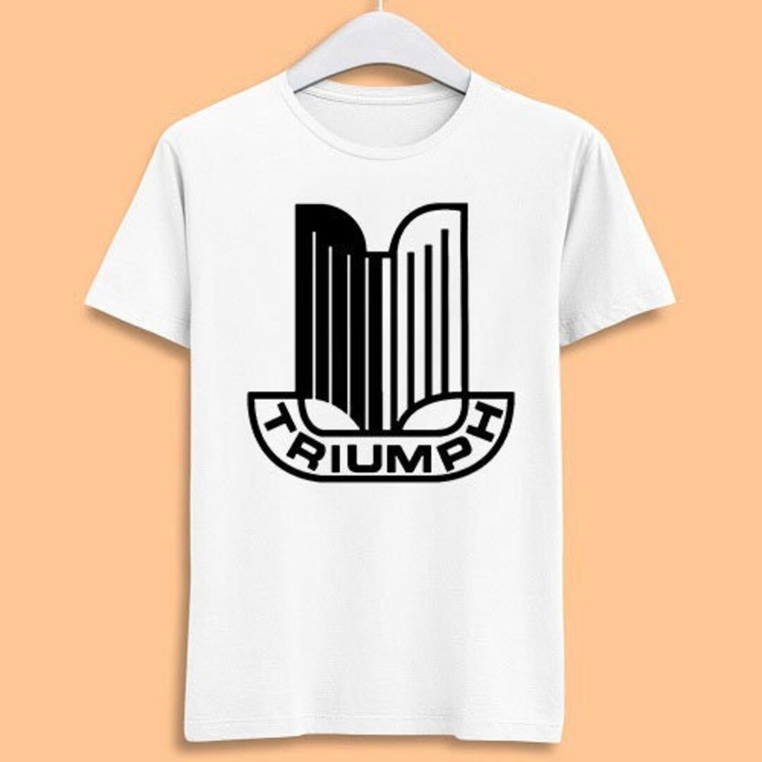 Triumph Motor Automobile Defunct Emblem Logo T Shirt Meme Gift Funny ...