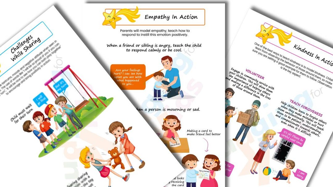 Teaching Values Worksheets - Etsy