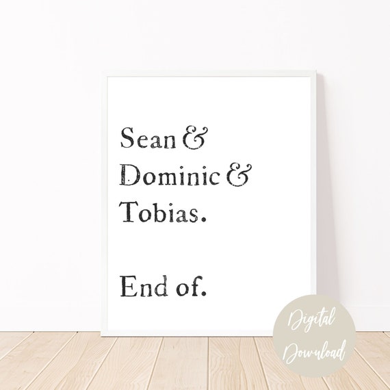 Customized Book Boyfriend List Printable Wall Art Book - Etsy