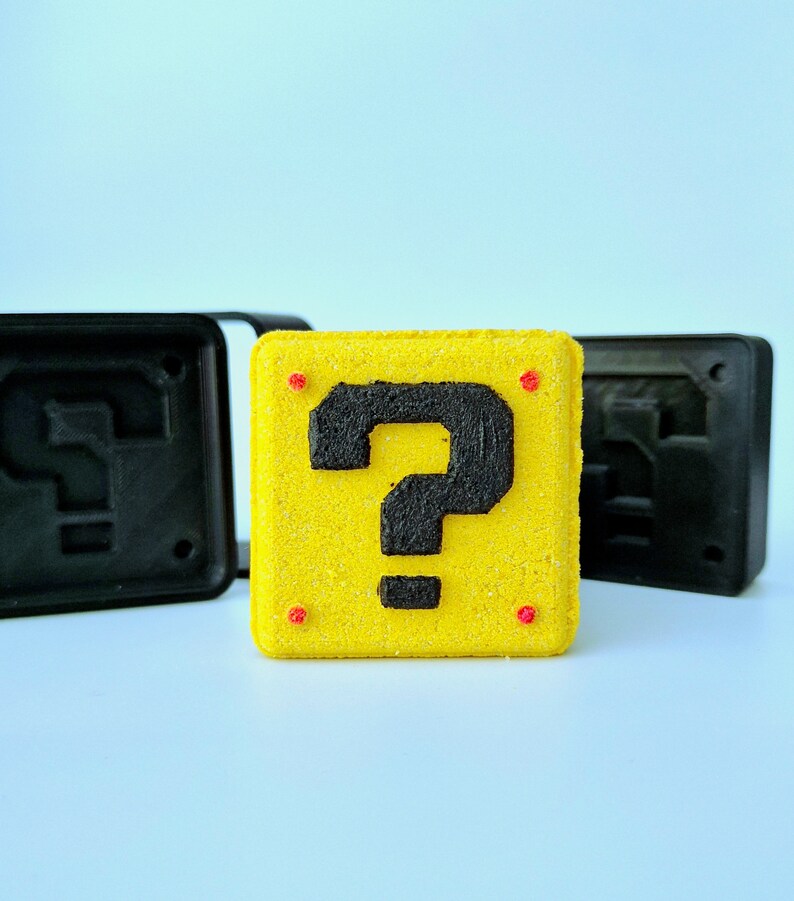 Question Mark Bath Bomb Mold // Mario Bros Mold - Etsy