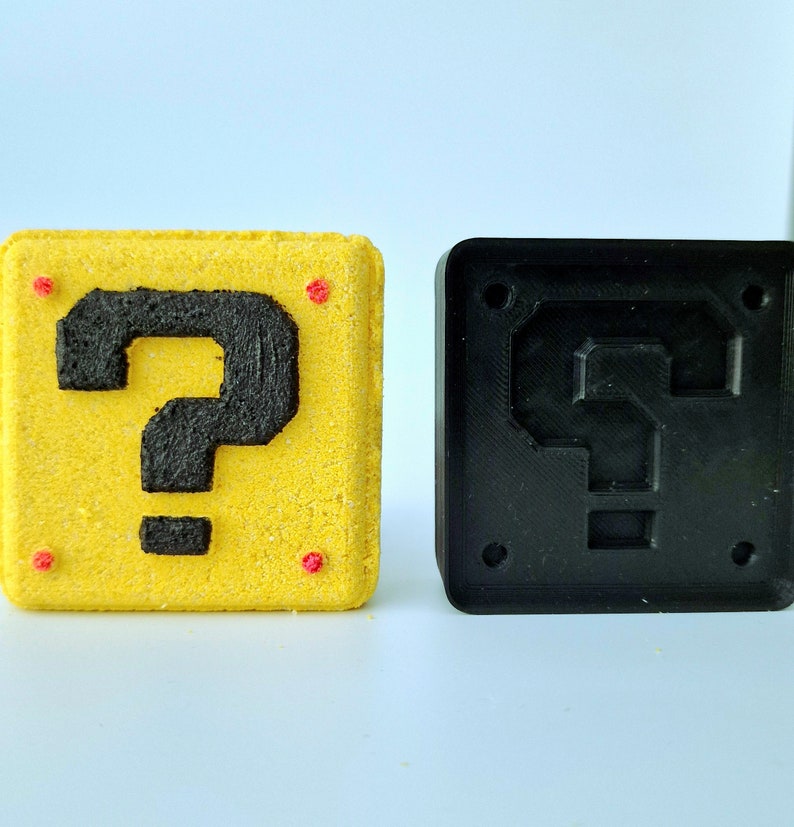 Question Mark Bath Bomb Mold // Mario Bros Mold - Etsy
