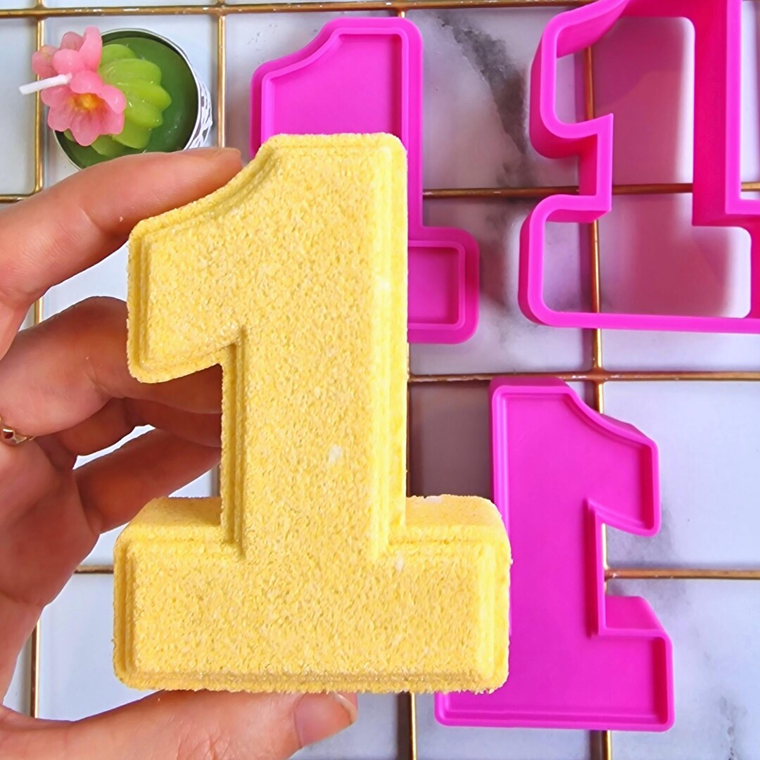 Number Bath Bomb Mold // Number Mold - Etsy