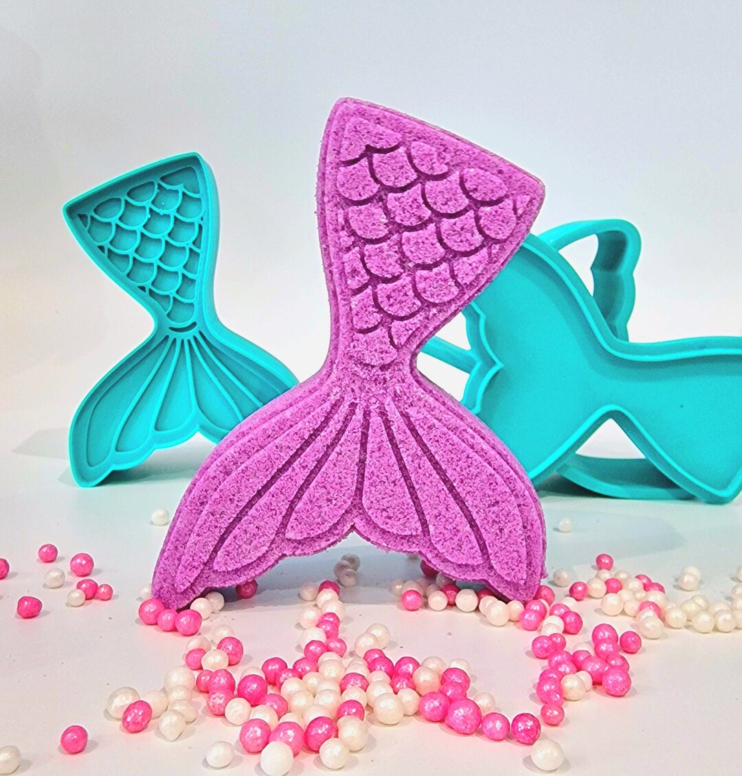 Mermaid Tail Bath Bomb Mold // 3 Pieces // Craft Mold // Hand Made - Etsy
