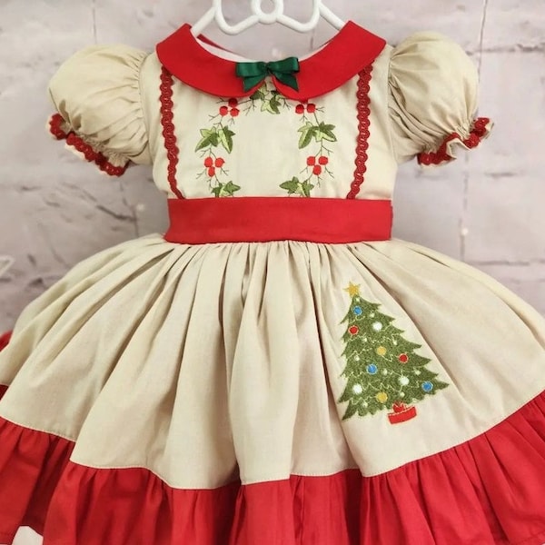 Girl Christmas Dress - Etsy