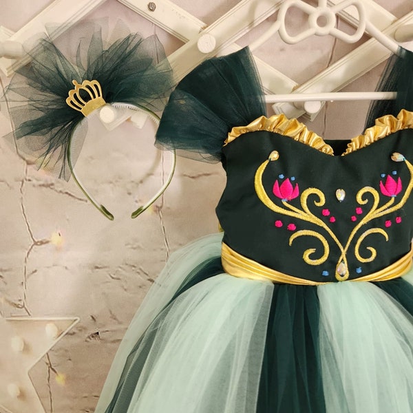 Anna Green Dress - Etsy