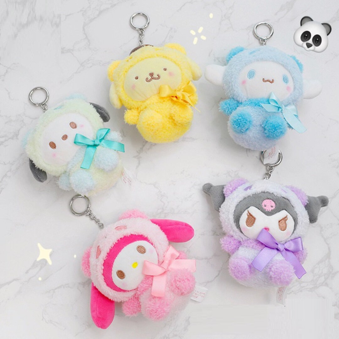 Sanrio Melody, Kuromi, Pom Pom Purin , Pochacco, Cinnamoroll Keychains ...