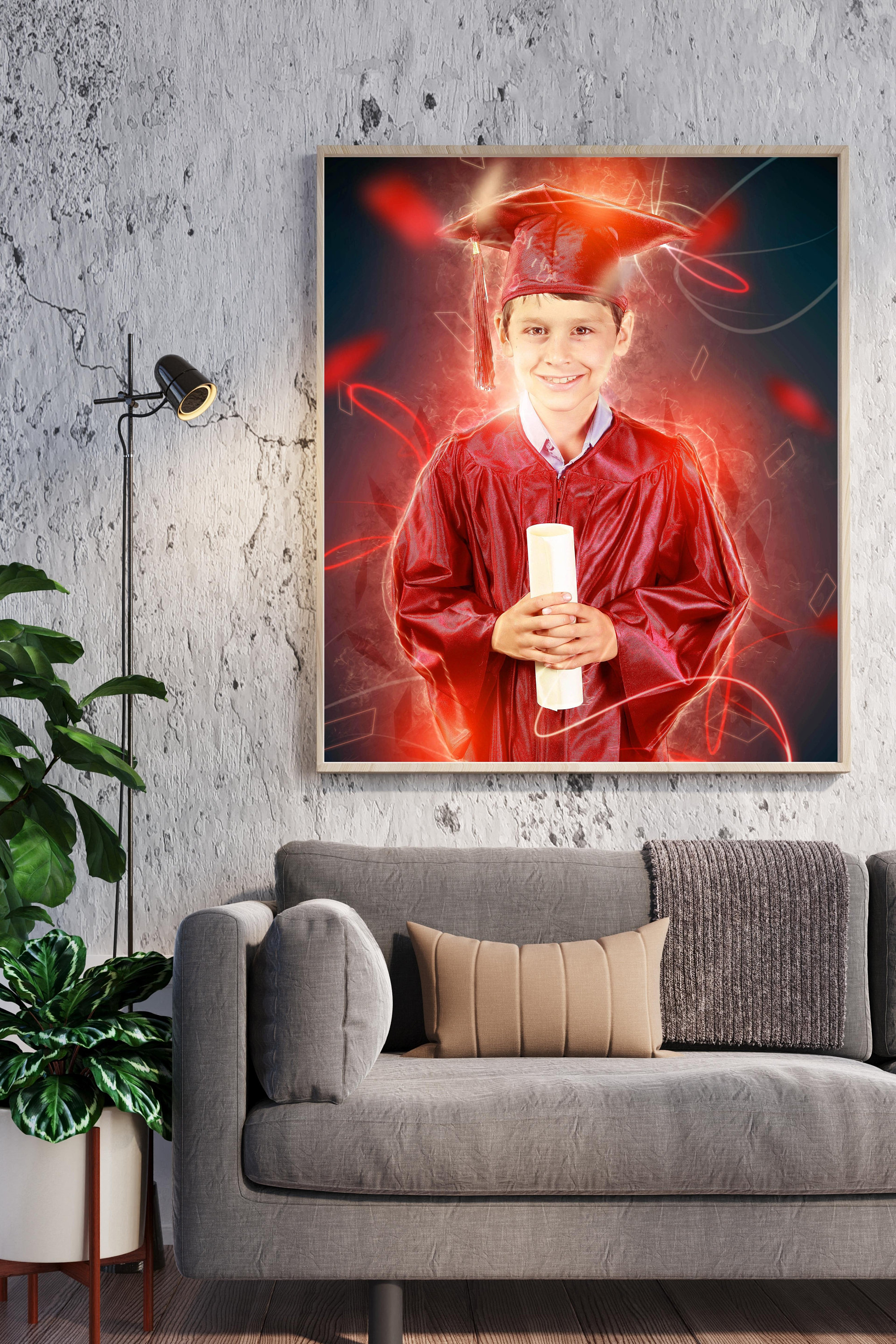 Personalized Superhero Portrait Poster, Custom Portrait From Photo ...