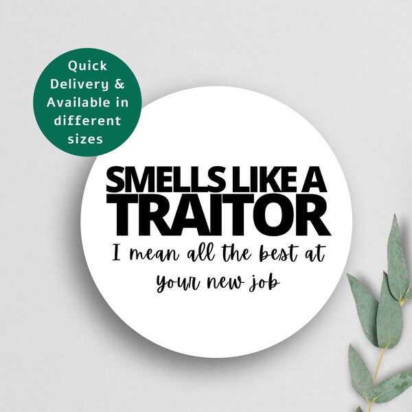 Traitor New Job Card - Etsy