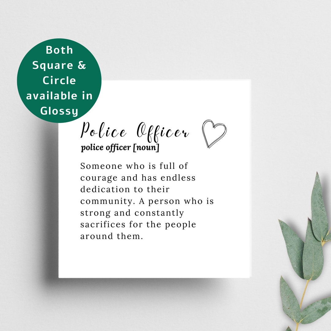 Police Officer Sticker Police Officer Stickers Labels - Etsy