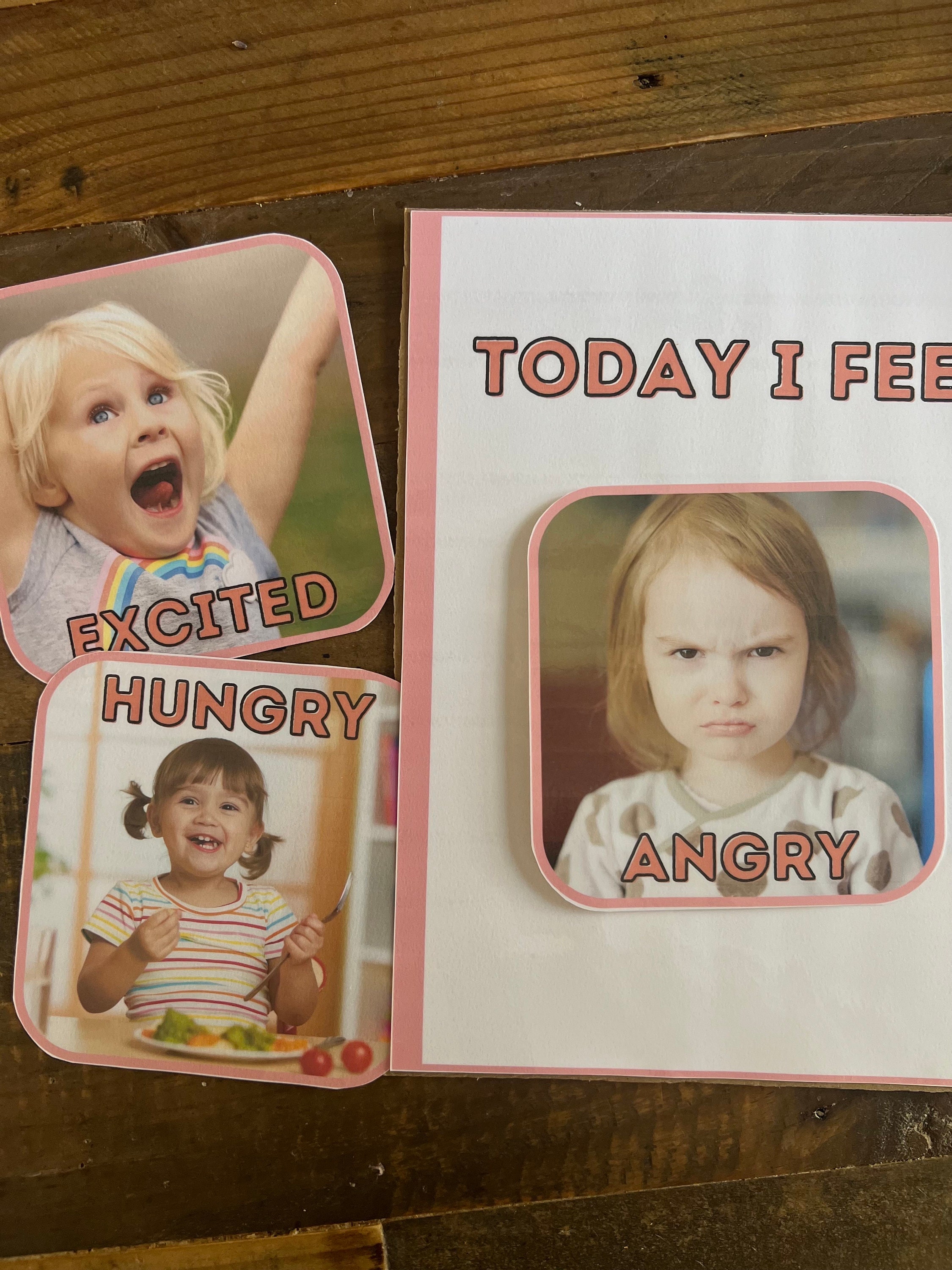 Toddler Feelings Chart: Social Emotional Learning (digital Download) - Etsy