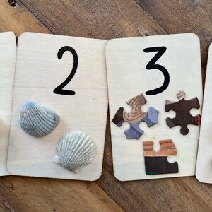Montessori Tactile Counting Cards 1-10, Montessori Shelf Activity ...