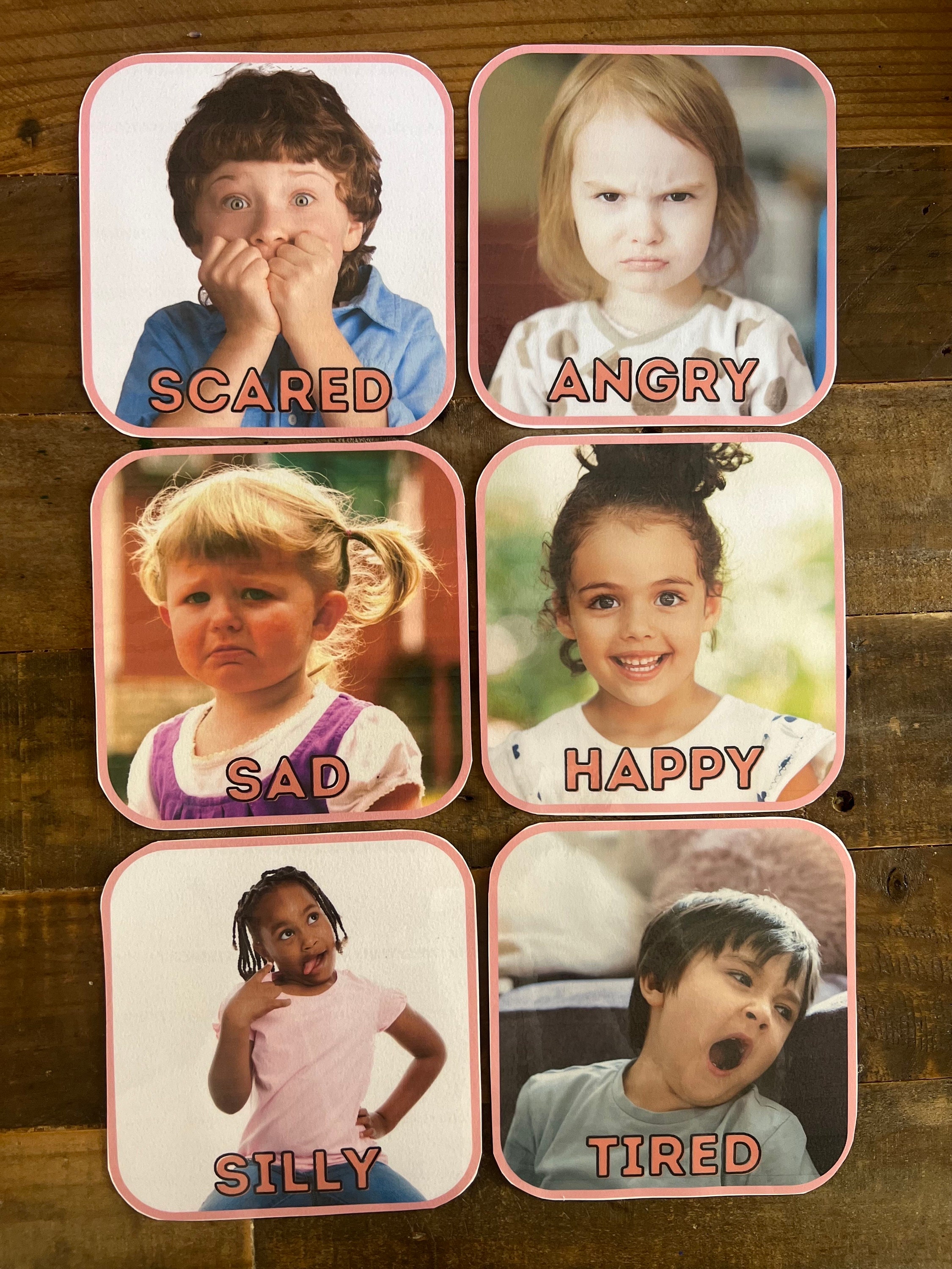 Feelings Chart for Toddlers, Emotions Chart, Identifying Emotions ...