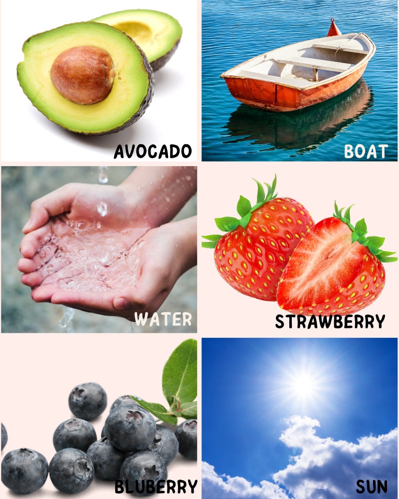 Baby's First Words Printout, Infants & Toddlers, 13 Pages - Etsy