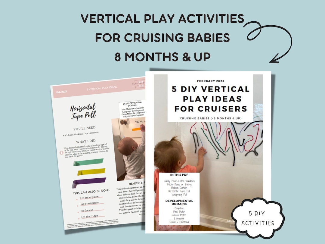 Vertical Play Ideas for Cruising Babies | 8 Months Old & up | 5 Simple ...