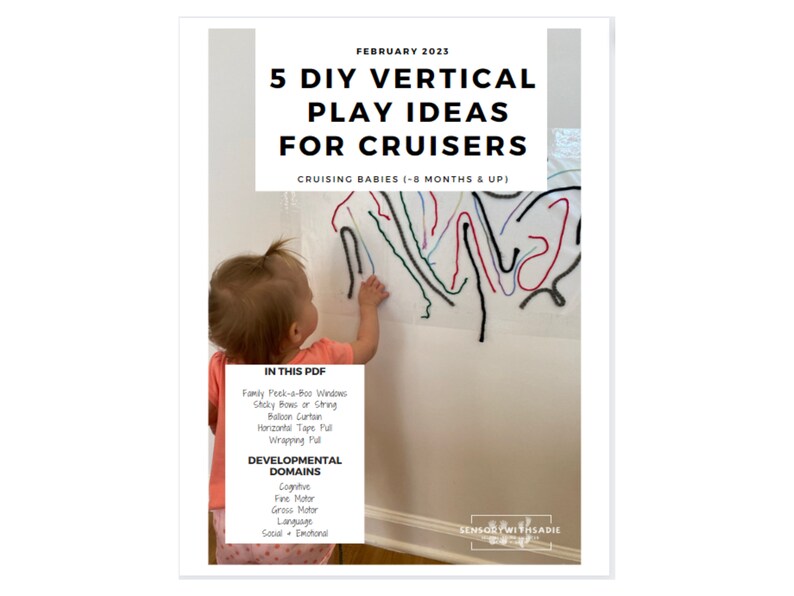 Vertical Play Ideas for Cruising Babies | 8 Months Old & up | 5 Simple ...
